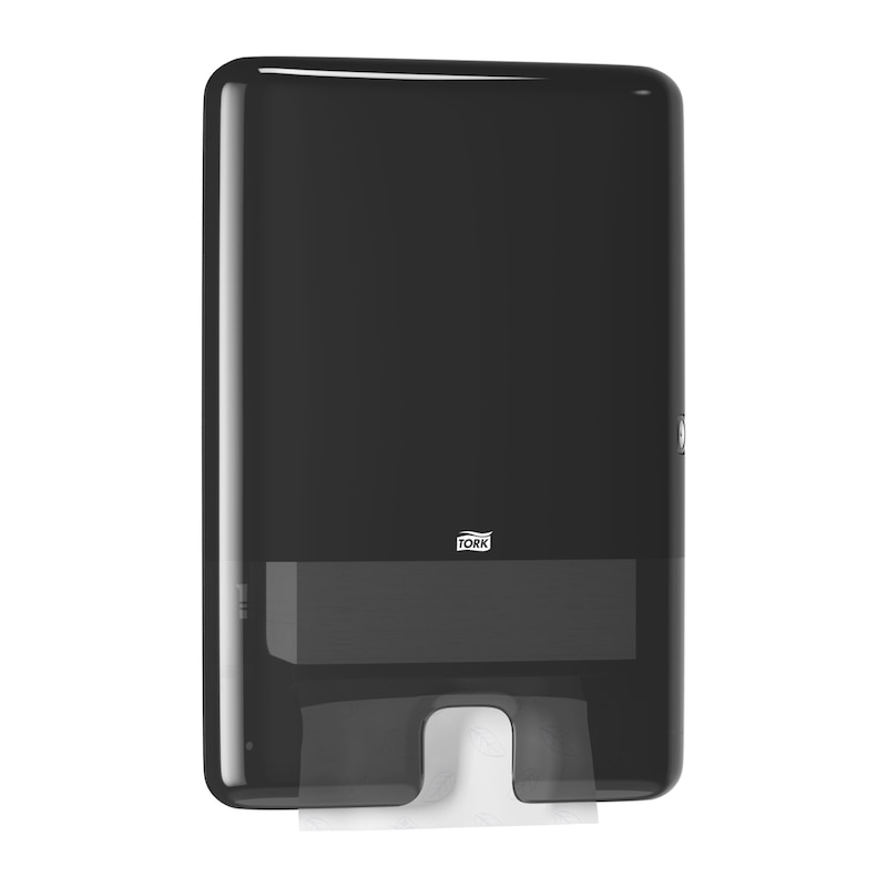 3Pin >> TORK H2 Xpress Folded Towel Dispenser - Black - Mini - Plastic