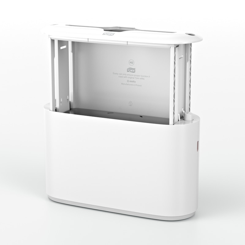3Pin >> TORK H2 Xpress Folded Towel Dispenser - White - Plastic ...