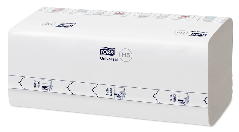 3Pin >> TORK H5 PeakServe Folded Towel Paper Towels - 1 Ply Universal ...